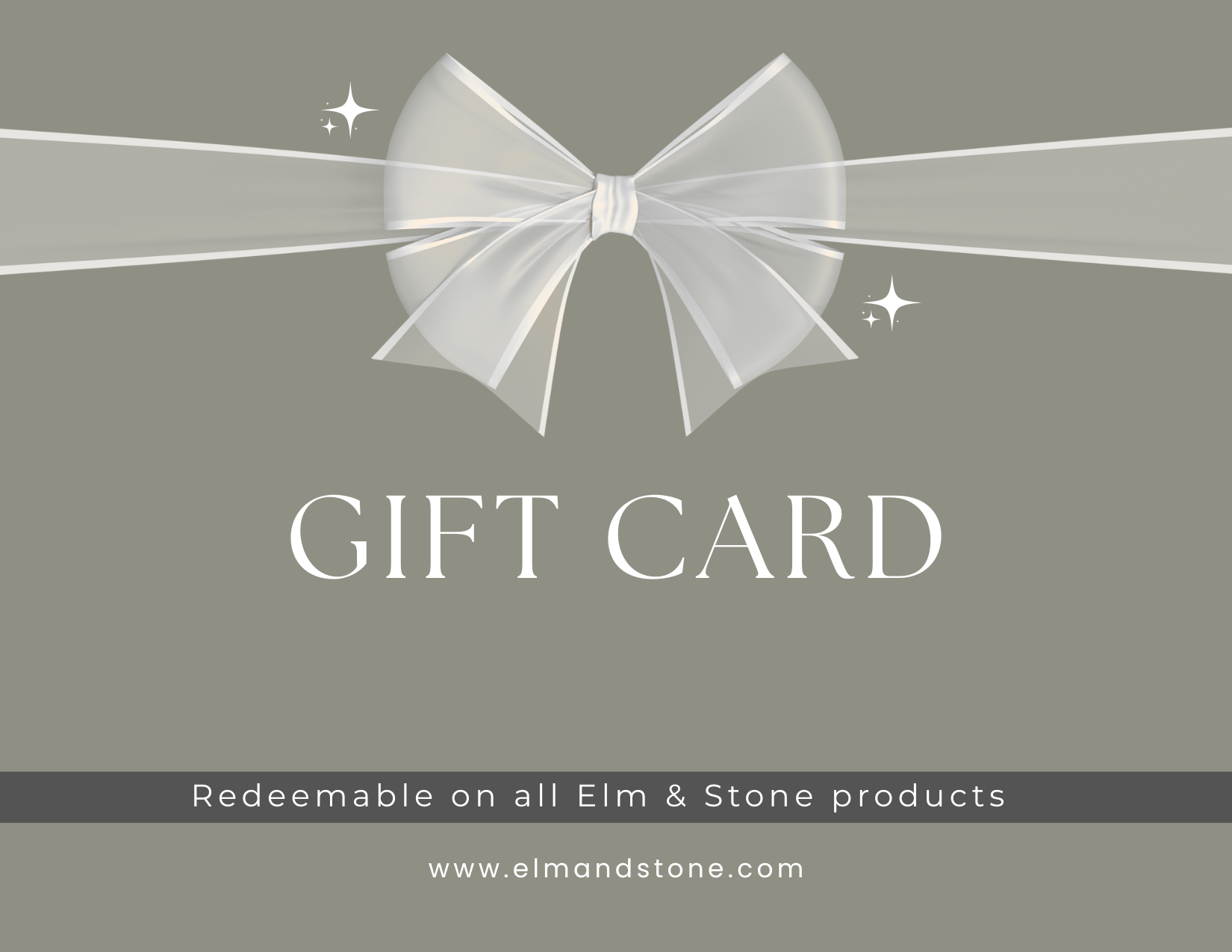 Elm & Stone Gift Card – The Perfect Last-Minute Gift - Elm and Stone
